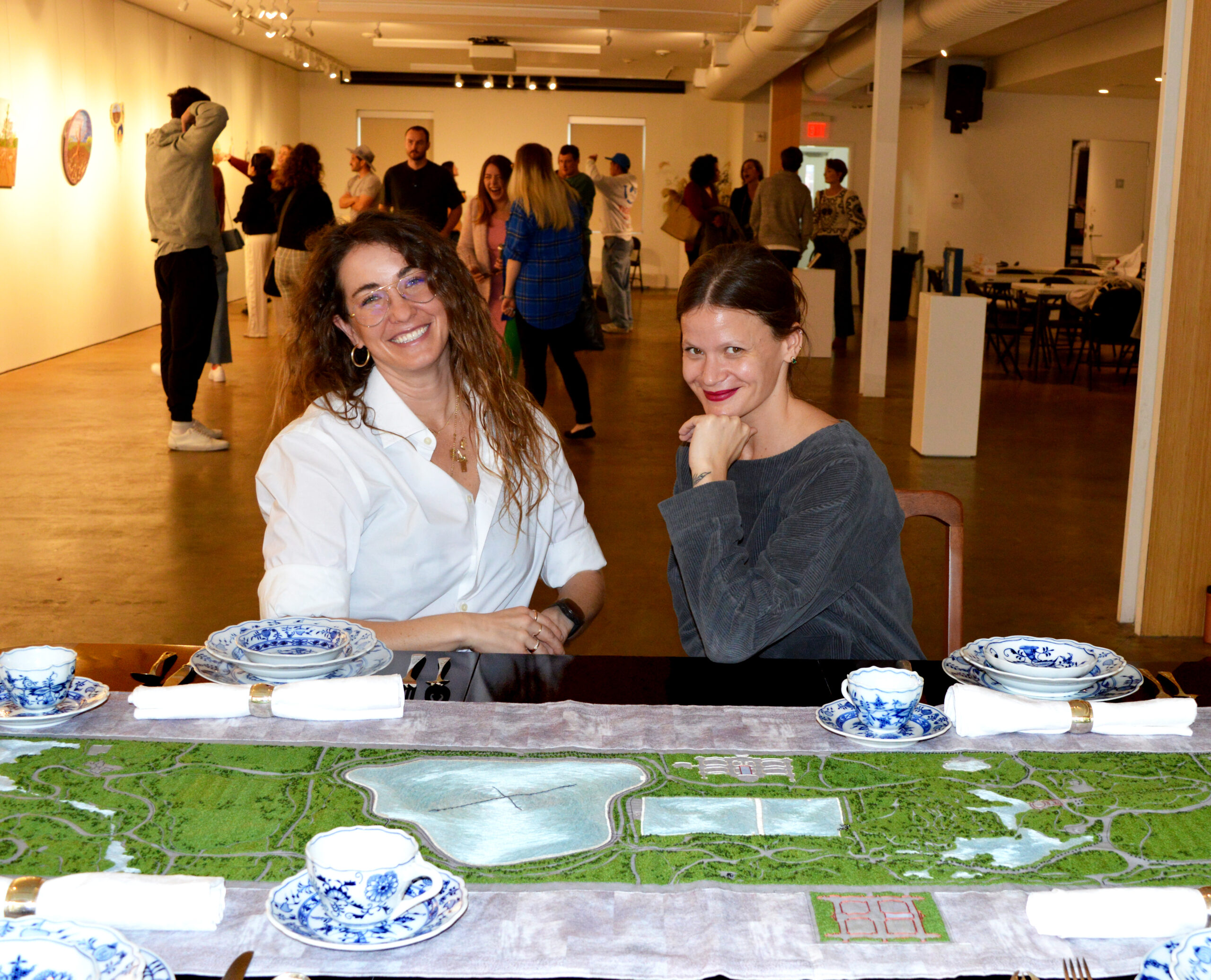 "A Seat at the Table" Installed at Asian Fusion Gallery - Clara Bowe